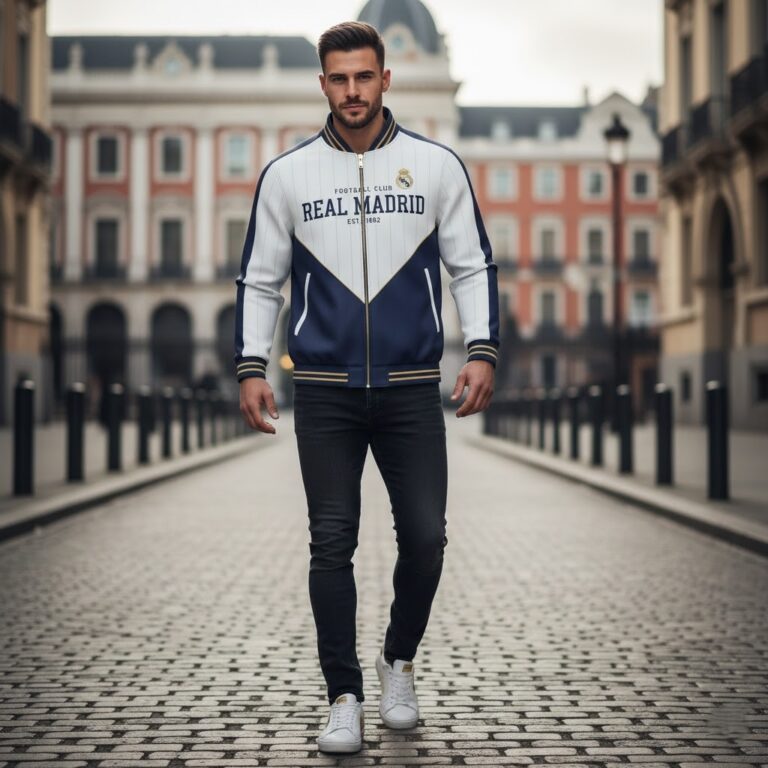 Real Madrid Varsity Track Jacket – The Ultimate Symbol of Galactic ...